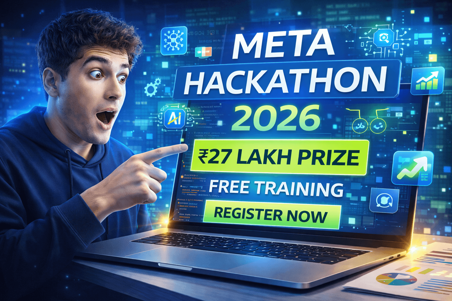 Meta Hackathon 2026 Is Live – Free Training & Certificate + Rs.27 Lakh ...